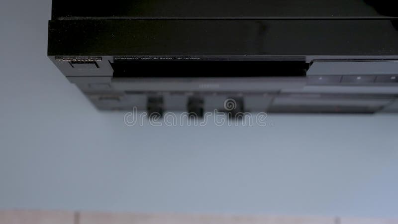 Old Appliances, the Compact Disc is Placed in a Tray of Cd Player Stock ...