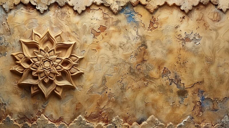 Old Arabic Characters Islamic Back Space for Text Stock Illustration ...