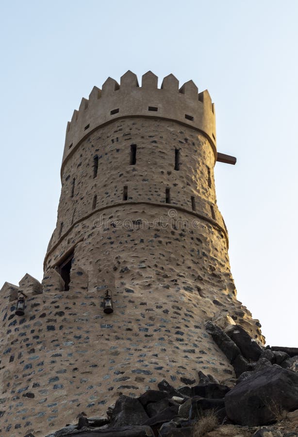 Old Arabic Watch Tower on the Hill. History Stock Photo - Image of ...