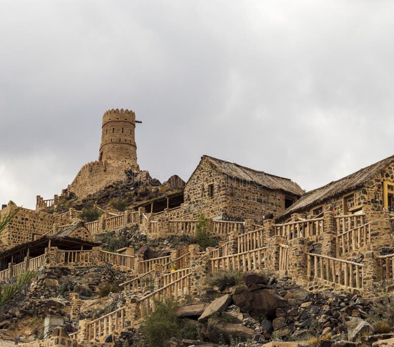 Old Arabic Watch Tower on the Hill. History Stock Image - Image of ...