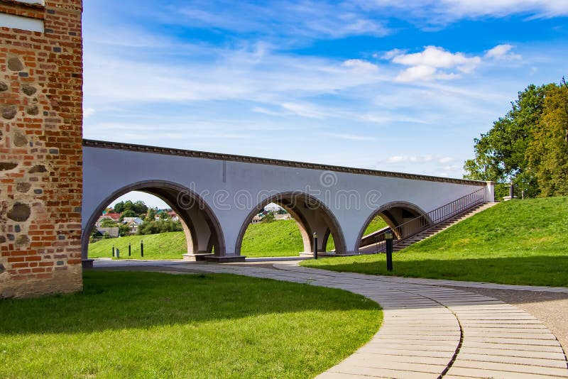 Old Arched Stone Bridge. Ancient Architecture, View from Below Stock ...