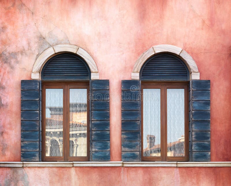 Old arched windows stock image. Image of european, building - 40559955