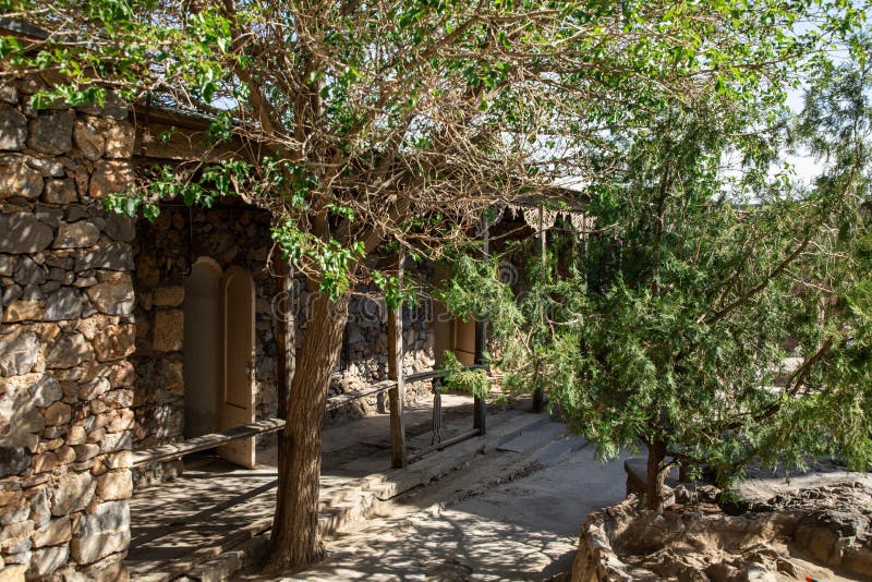 Old Architecture Built on a Green Hill in a Forest Stock Photo - Image ...