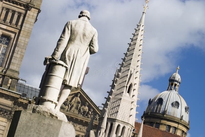Old Architecture in the Centre of Birmingham Stock Photo - Image of ...