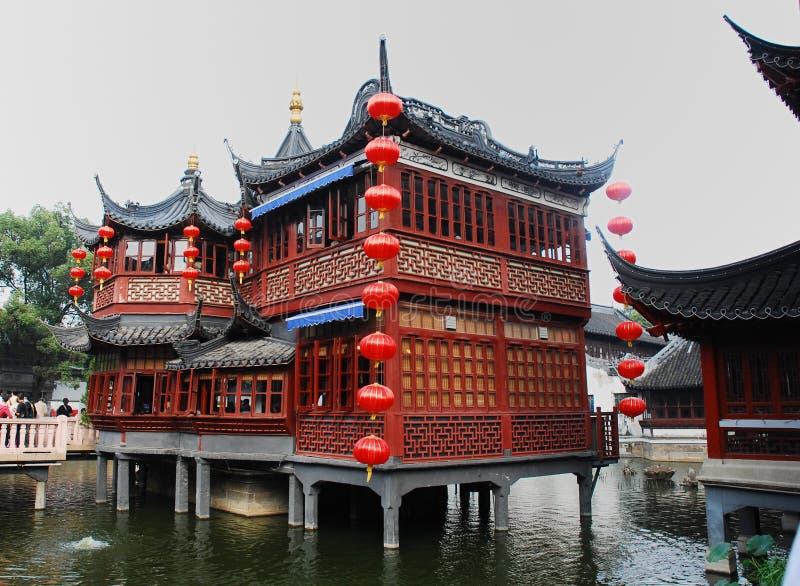 Old architecture of China stock image. Image of adorn - 5962957