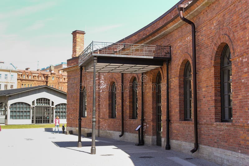 Brick Building of the Old Forge. Editorial Photography - Image of ...