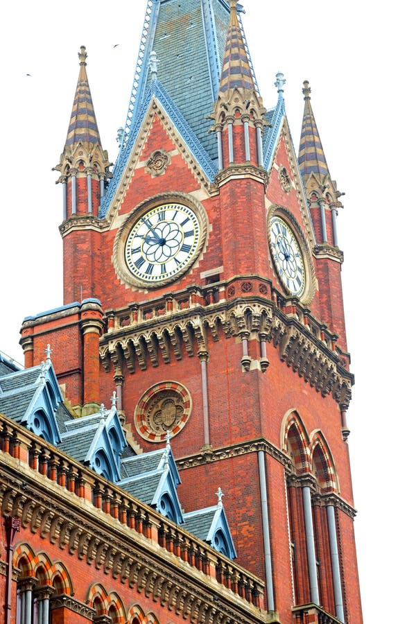 Old Architecture in England and Brick Exterior Stock Image - Image of ...