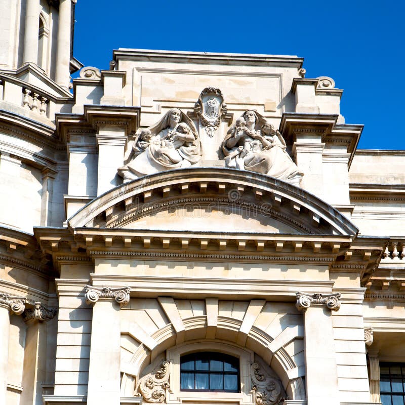 Old Architecture in England London Europe Wall and History Stock Photo ...