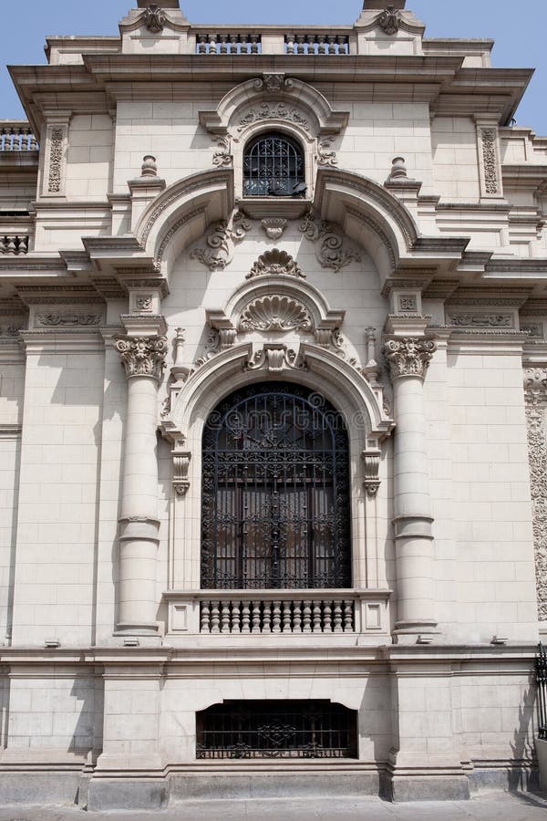 Old Architecture of Lima, Peru. Stock Photo - Image of entrance ...