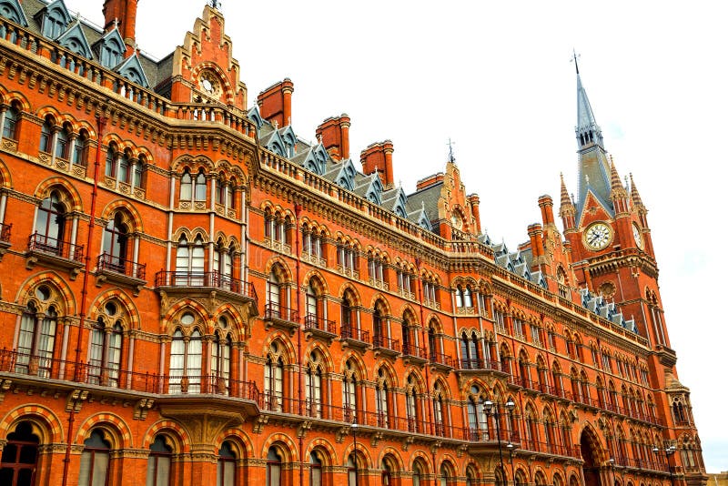 Old Architecture in London England Brick Exterior Stock Image - Image ...