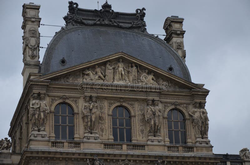 Old Architecture in Paris, France Stock Image - Image of historic ...