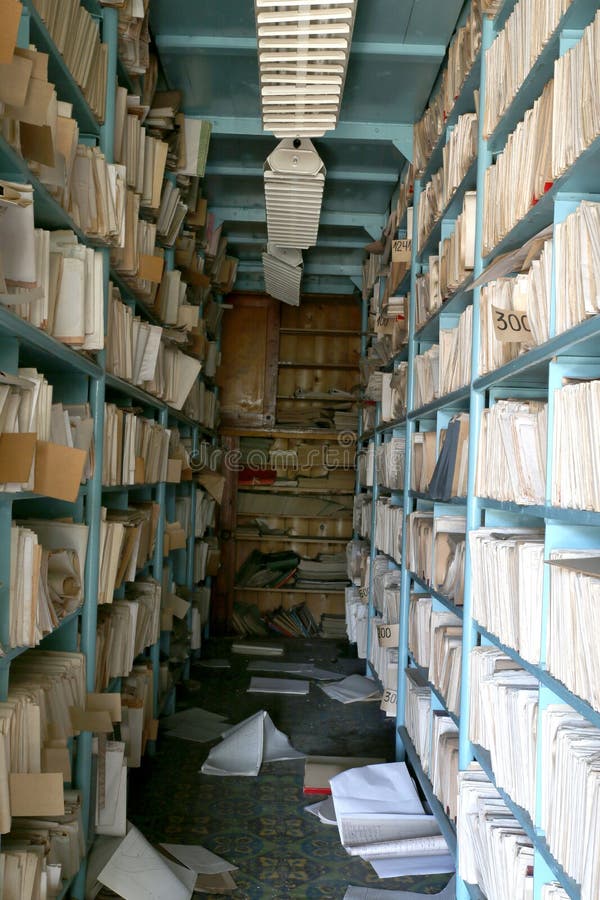 Old archive stock image. Image of folder, oldfashioned - 42210491