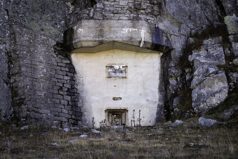 Old artillery bunker stock photo. Image of fortress - 153310190