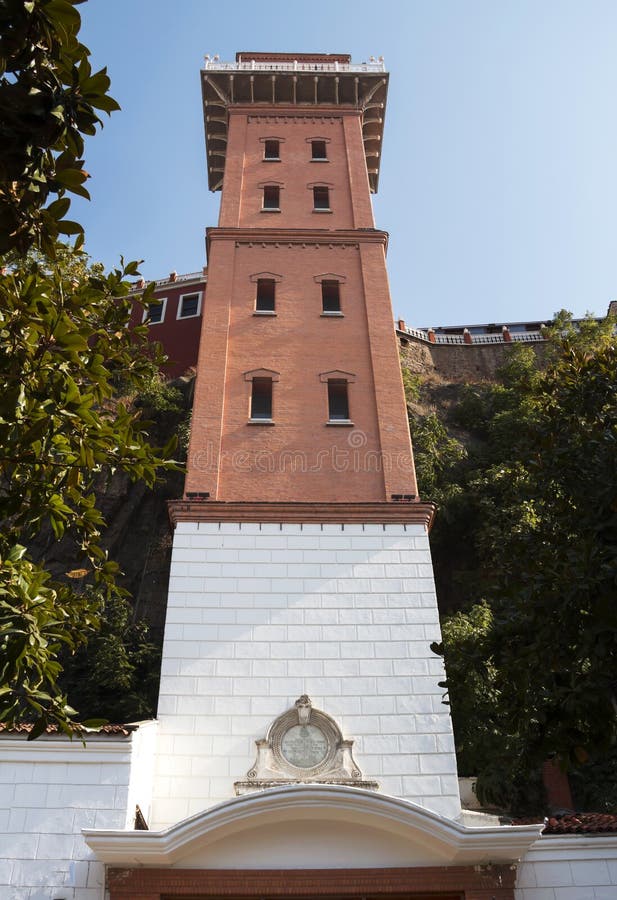 Old Asansor Elevator stock image. Image of evening, peaceful - 47937479