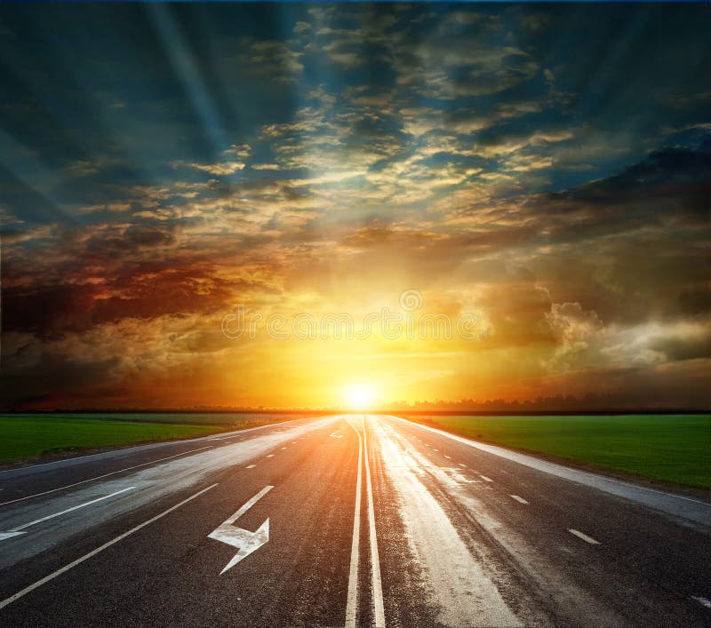 Old asphalt road stock image. Image of dividing, field - 35372525