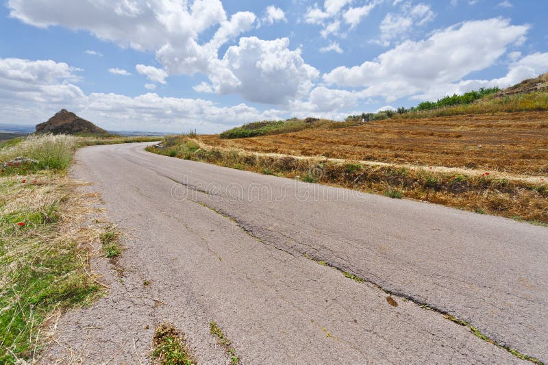 Old Asphalt Road stock image. Image of asphalt, agriculture - 83274769