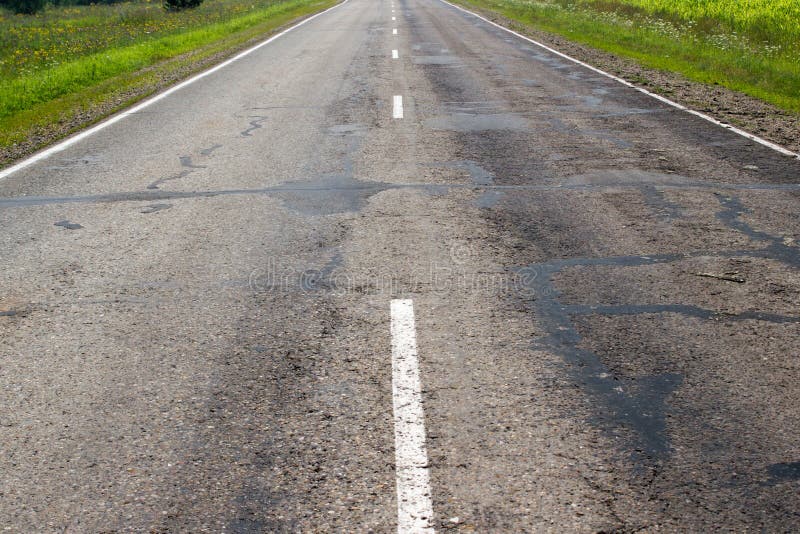 Old asphalt stock photo. Image of abandoned, crushed - 57789082