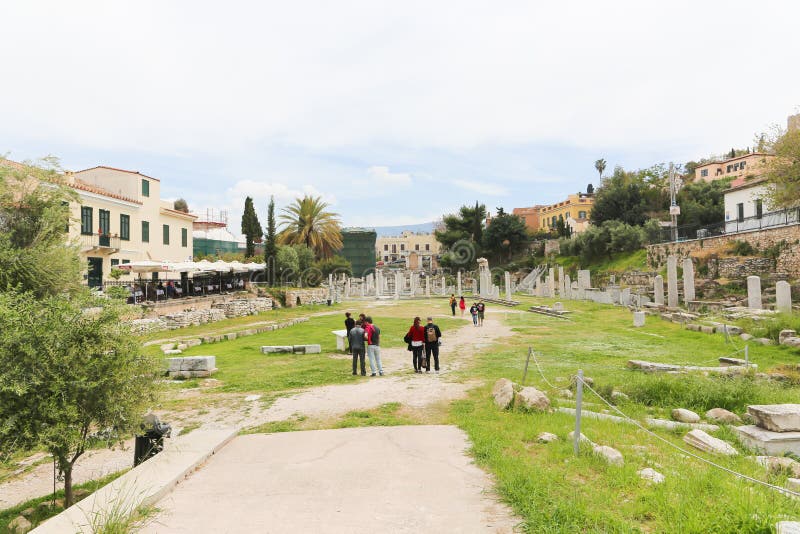 Old Athens editorial stock image. Image of architecture - 56357639