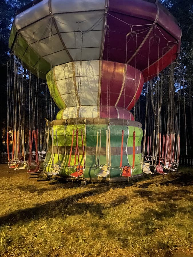 Old atraction park in Riga stock image. Image of screenshot - 254749203