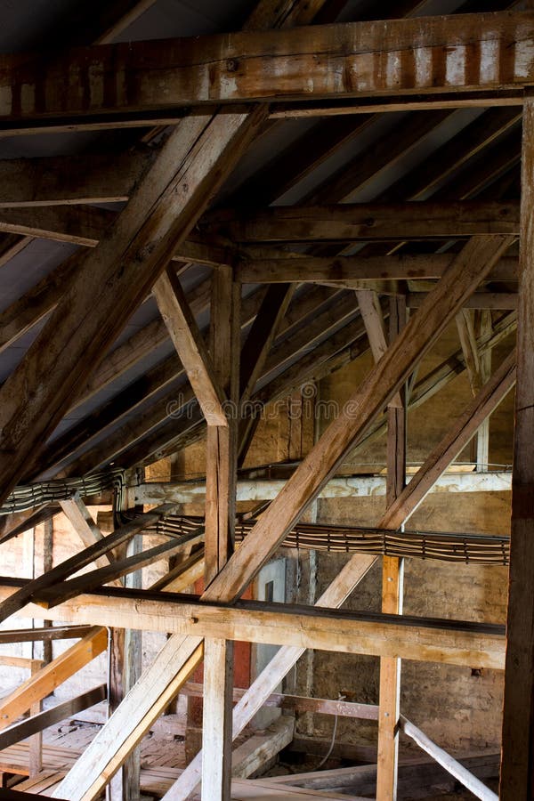 Old attic stock photo. Image of architecture, domestic - 26222766
