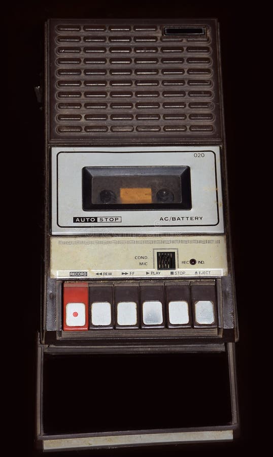 Old Audio Cassette Player stock photo. Image of obsolete - 189196504