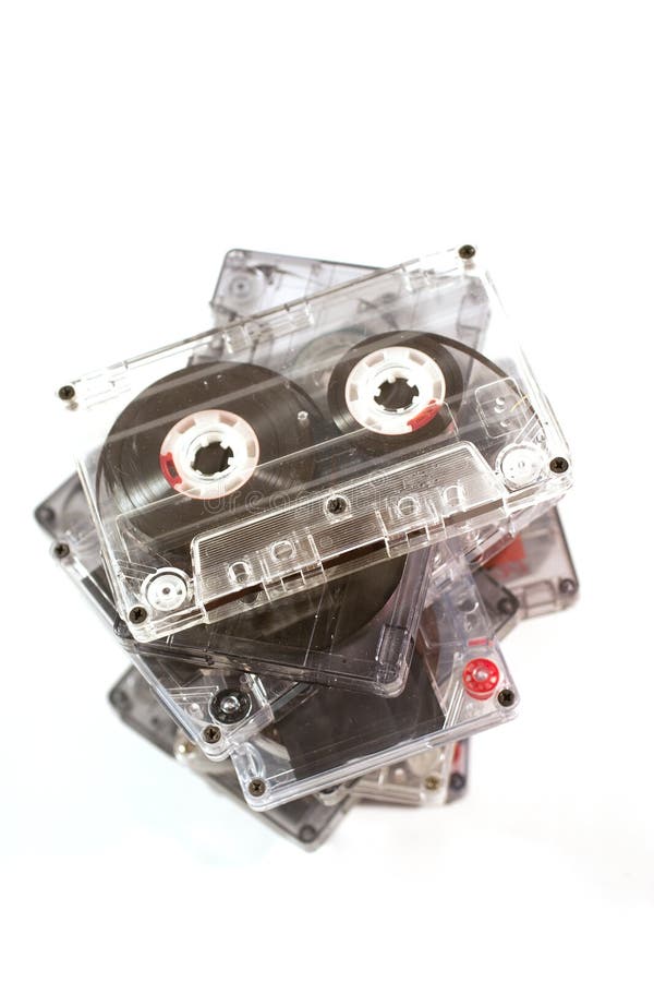 Old audio cassette tapes stock photo. Image of isolated - 69161466