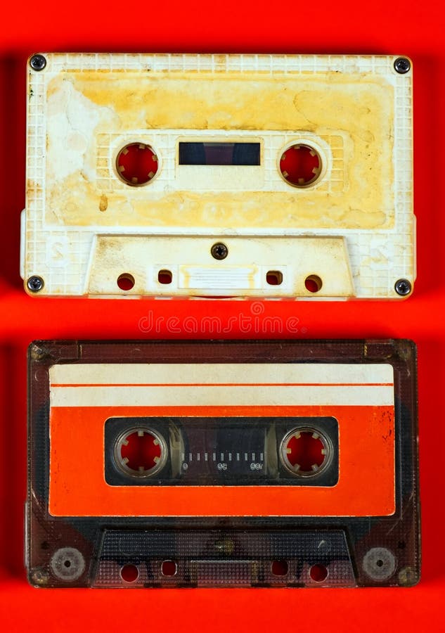 Old Audio Tape Cassettes Closeup Stock Image - Image of stereo, classic ...