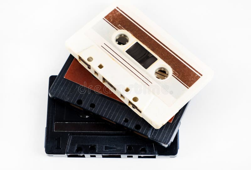 Old Audio Tape Cassettes stock image. Image of classic - 357428389