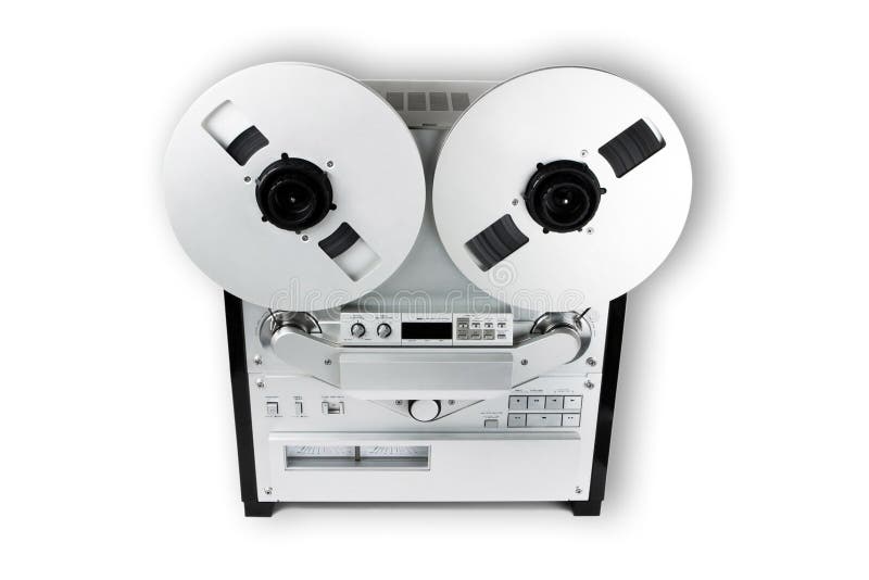 Retro Open Reel Audio Recorder Stock Image - Image of sound, sixties ...