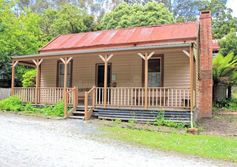 Old Australian Settlers Homestead Stock Photo - Image of coal, peaceful ...