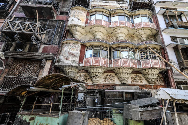 Old and Authentic Balcony in the Peshawar, Pakistan Stock Image - Image ...