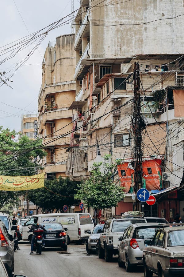 Old Authentic Facades and Buildings in Beirut Editorial Stock Photo ...