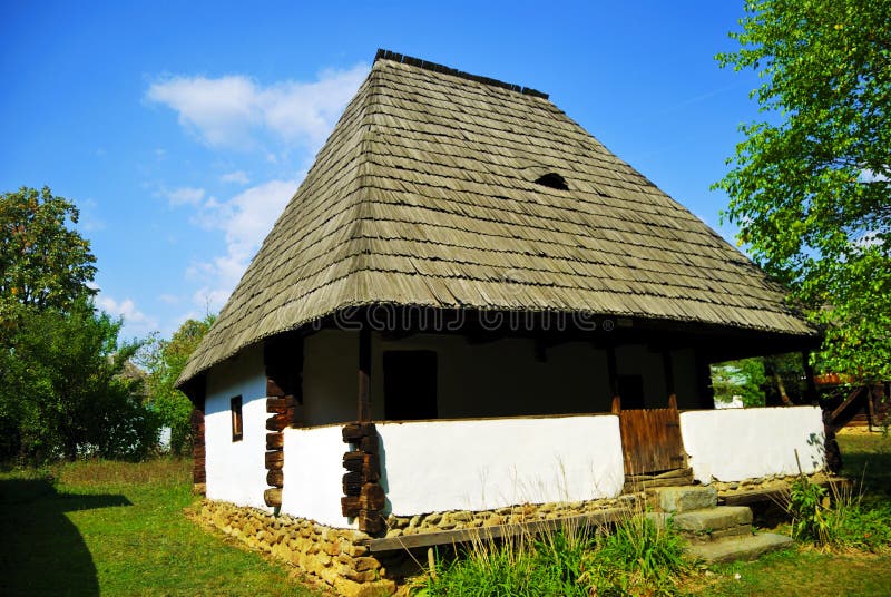 Old Authentic Romanian House Stock Image - Image of ancient, building ...