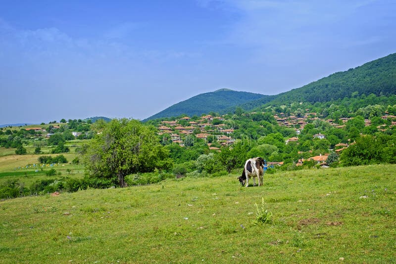Old Authentic Village Landscape 4 Stock Photo - Image of green, ancient ...