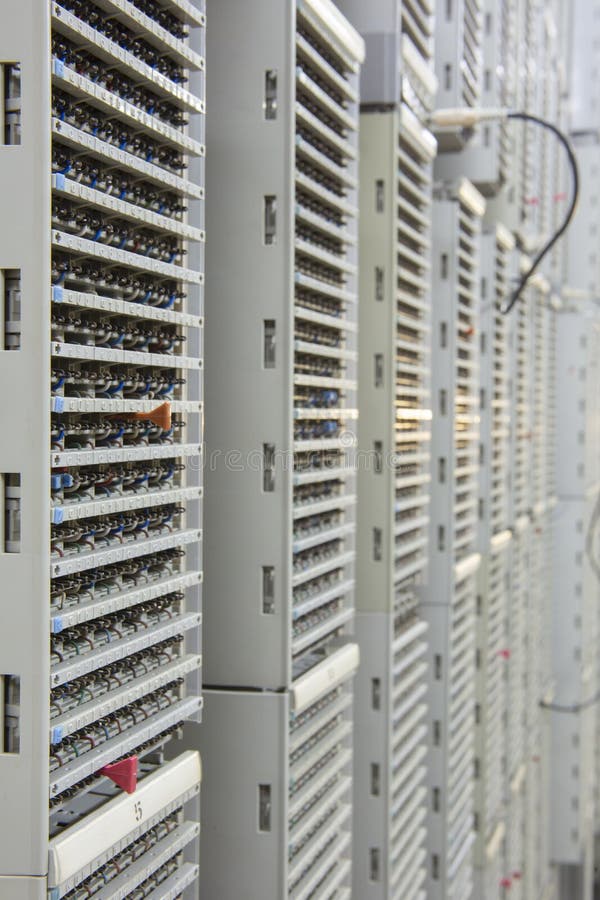 Old Automatic Telephone Exchange Stock Photo - Image of complicated ...