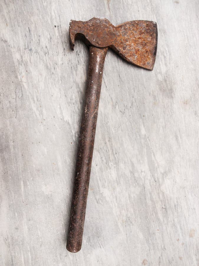 An old rusty ax stock photo. Image of hatchet, tool - 135995100