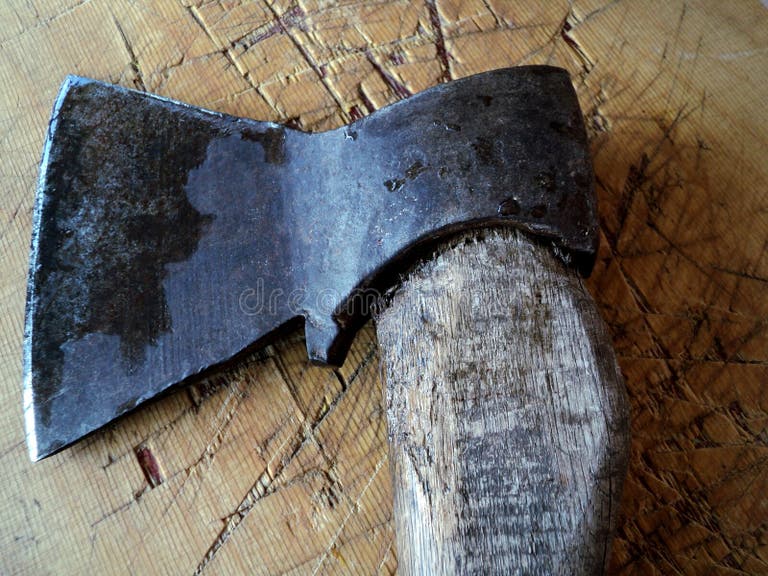 Old ax stock illustration. Illustration of colors, building - 87736199