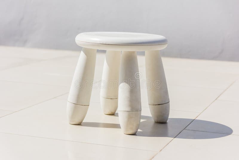 White Plastic Low Stool Stock Photos - Free & Royalty-Free Stock Photos ...