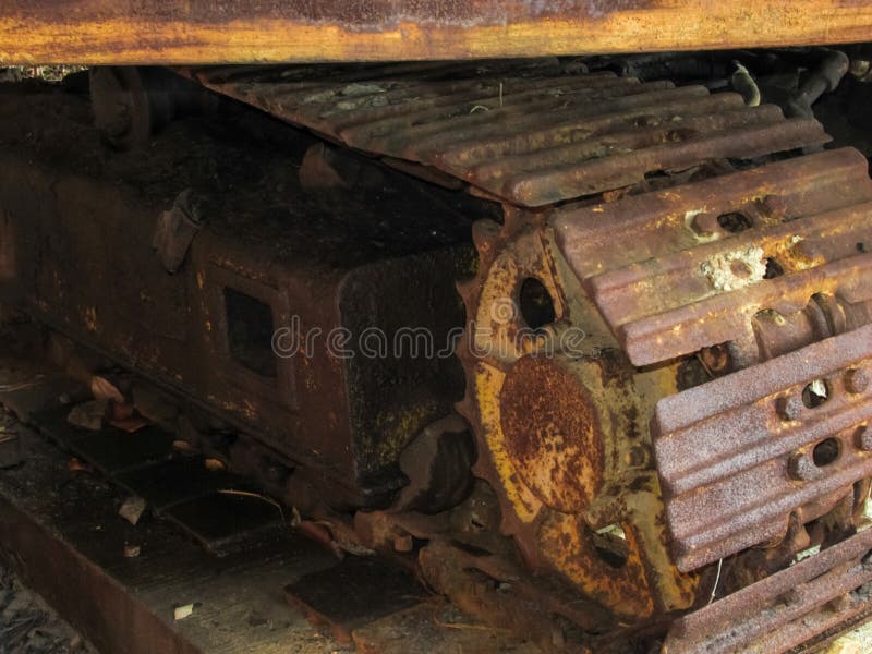 Old Backhoe stock photo. Image of earth, digger, bucket - 218551344