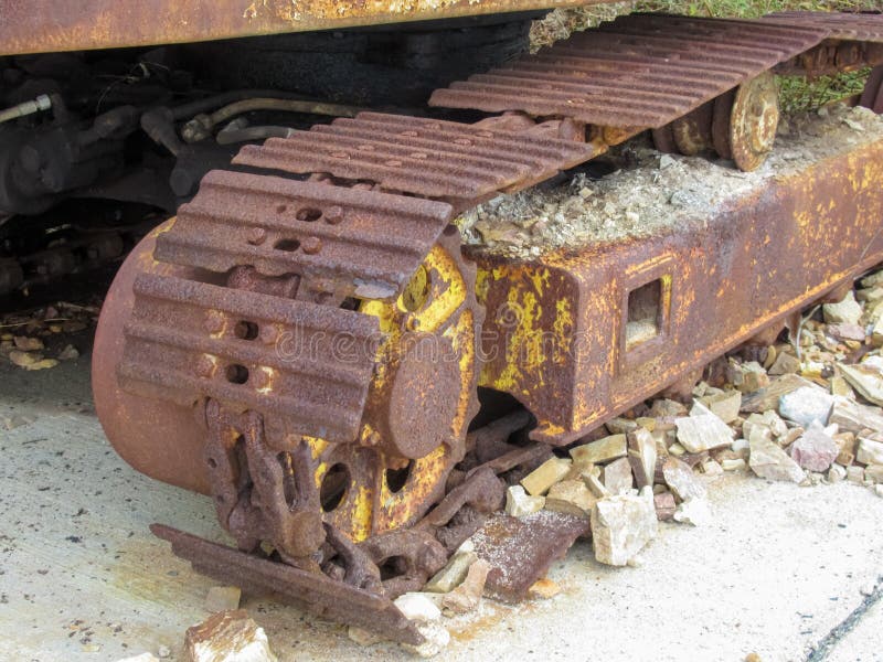 Old Backhoe stock photo. Image of demolition, ground - 218551060