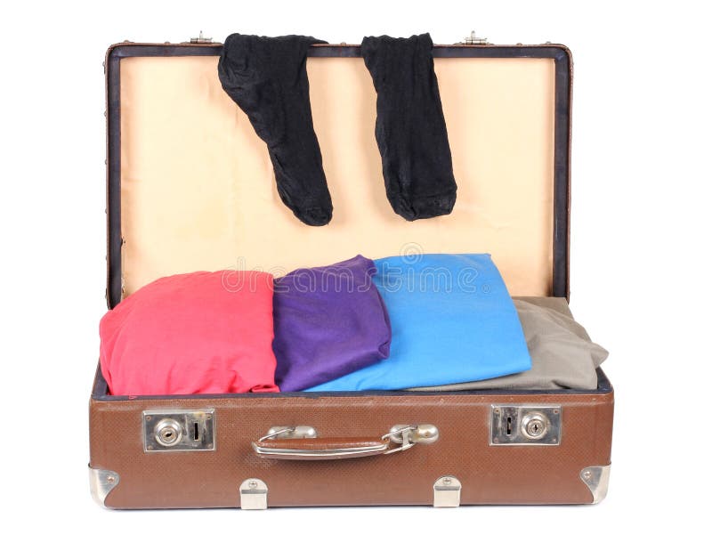 Old bag stock image. Image of container, suitcase, open - 24559777