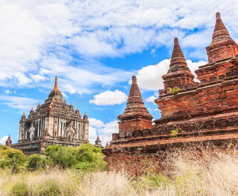 Old Bagan in Bagan-Nyaung U, Myanmar Stock Image - Image of burma ...