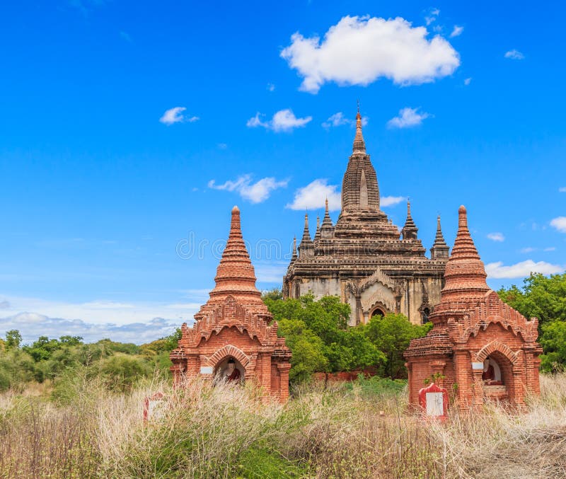 Old Bagan in Bagan-Nyaung U, Myanmar Stock Image - Image of history ...