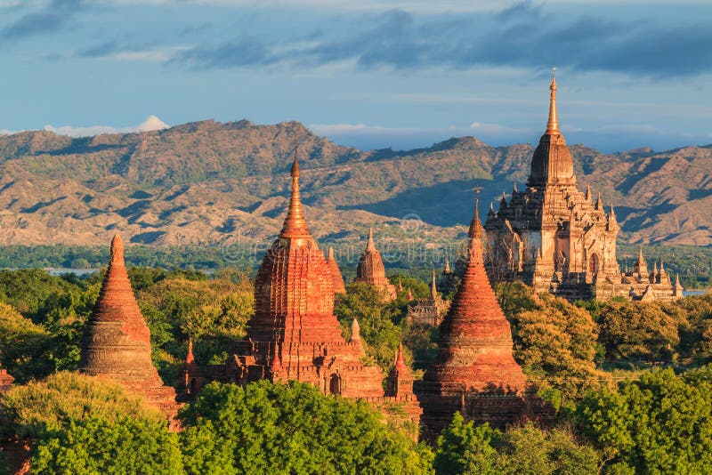 Old Bagan in Bagan-Nyaung U, Myanmar Stock Image - Image of ancient ...
