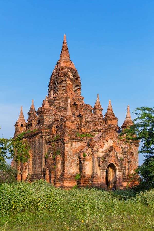 Old Bagan pagoda temple stock photo. Image of mandalay - 120715418