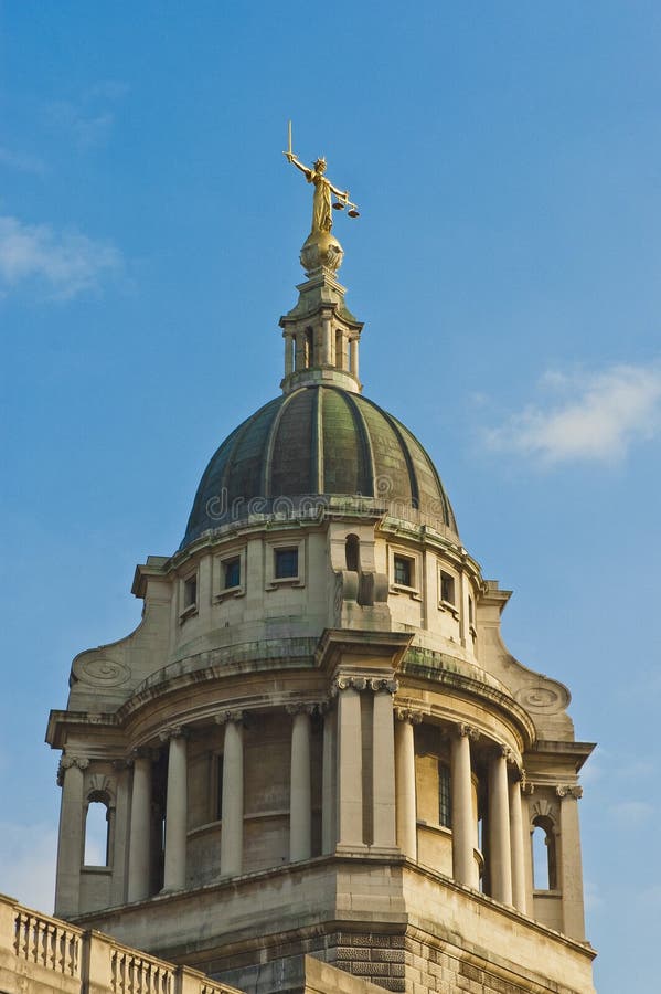 The Old Bailey stock photo. Image of central, scales - 19624892