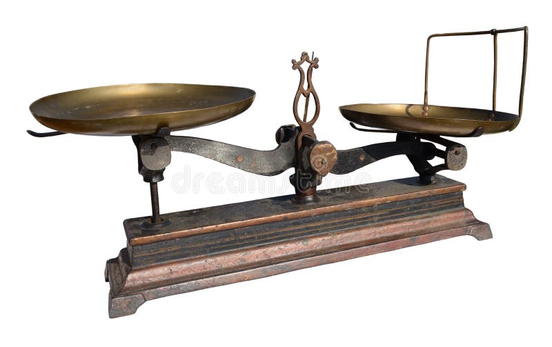 Old balancce stock image. Image of rusty, isolated, metal - 39906415
