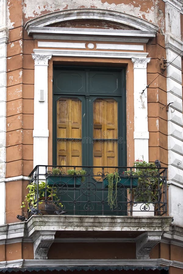 Old balconies stock photo. Image of house, balcony, design - 13120078