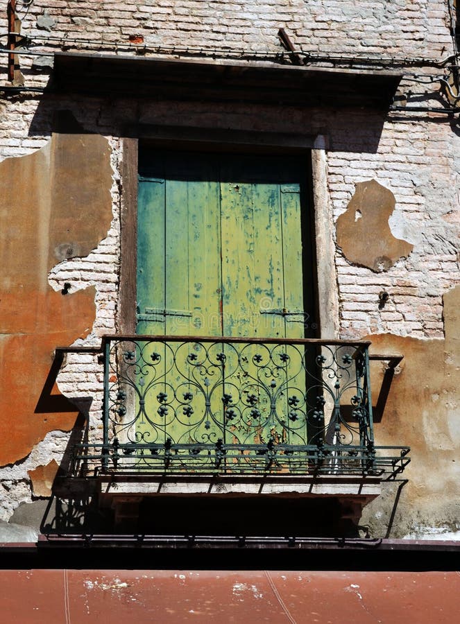 Old balcony stock image. Image of travel, detail, historic - 25998695