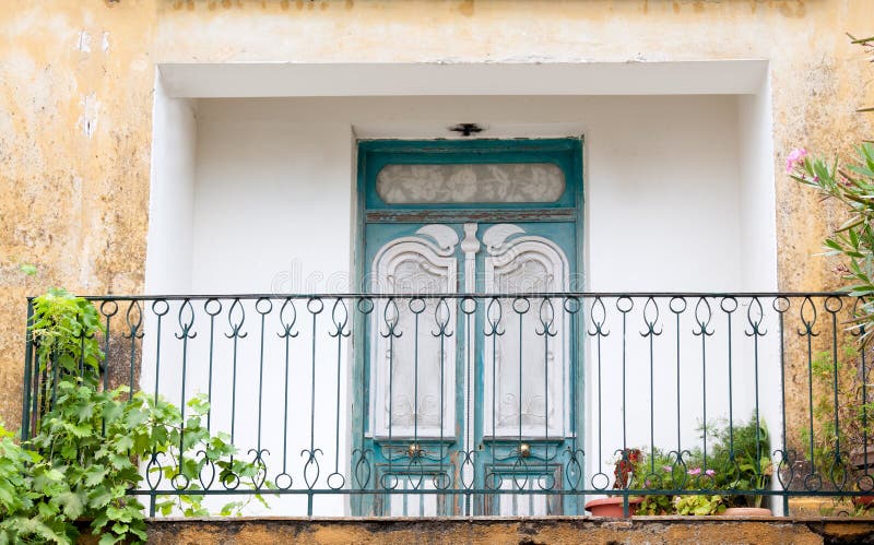 Old Balcony stock photo. Image of pattern, building, mediterranean ...